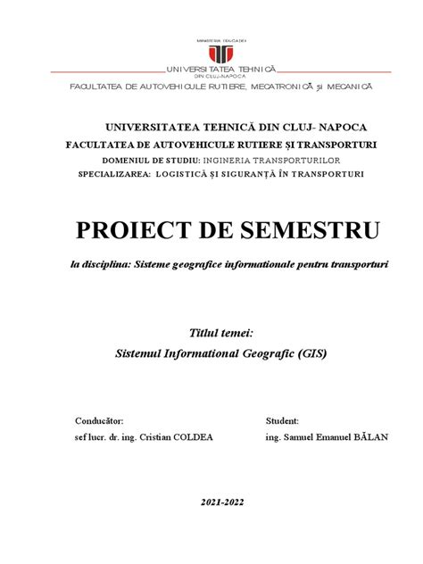 Balan Samuel Lst1 Gis Qgis Pdf