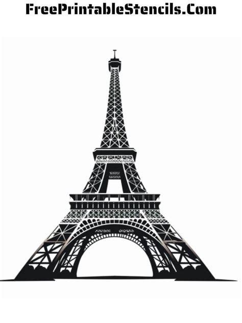 Eiffel Tower Stencil