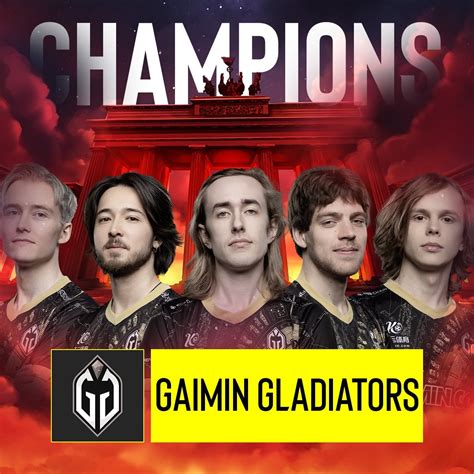 Gaimin Gladiators Wins Esl One Berlin Major 2023 Cyberscore