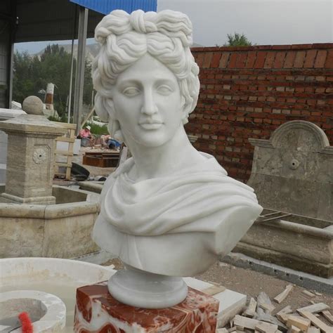 Greek Bust Goddess Aphrodite Marble Statue Description In Ancient