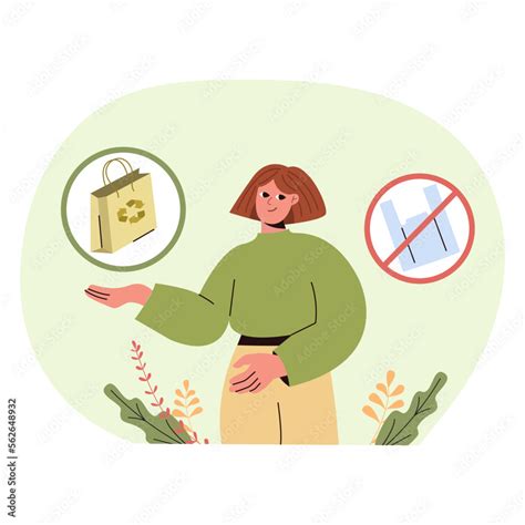 The 3 Of July World Plastic Bag Free Day Concept Comparing Plastic And Textile Bag Say No To