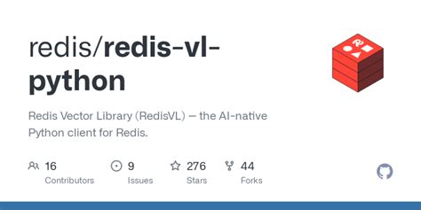 Yiftach Shoolman On Linkedin Github Redisredis Vl Python Redis Vector Library Redisvl