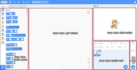Học Lập Trình Scratch Cho Trẻ Em Bài 2 Tổng Quan Về Giao Diện