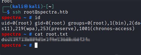 Spectra Walkthrough Hackthebox Writeup Security