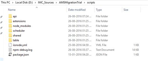 node js scaffold mobile app scripts out command error wile upgrading
