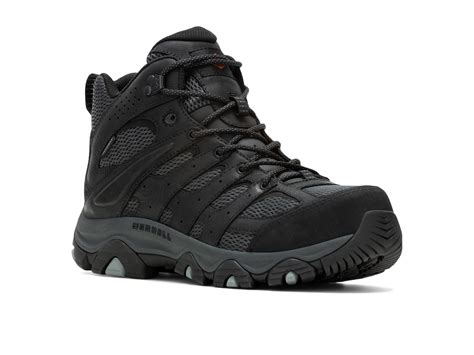 Merrell Mens Moab Vertex 2 Mid Waterproof Carbon Fiber