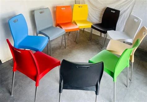 Multicolor Steel Leg Plastic Chair At ₹ 800piece In Pune Id