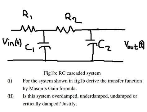 Solved Figlb Rc Cascaded System I For The System Shown In