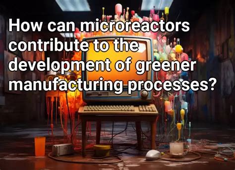 how can microreactors contribute to the development of greener