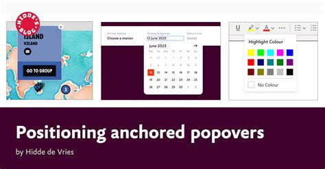 Positioning Anchored Popovers Rfrontend