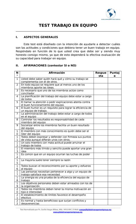 Ejemplo De Cuestionario Para Medir El Clima Laboral Pdmrea