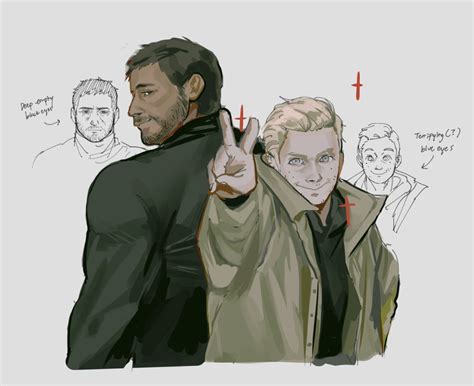 Chris Redfield And Ethan Winters Resident Evil And 1 More Drawn By