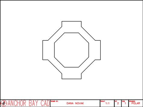 Segment 3 2d Drawing Cad Dana Novak Cad Portfolio