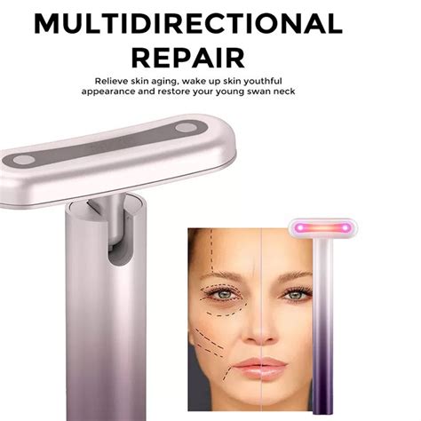 Badu Bg Ems Терапия с червена светлина Масажор за очи Горещ компрес Премахване на тъмни кръгове