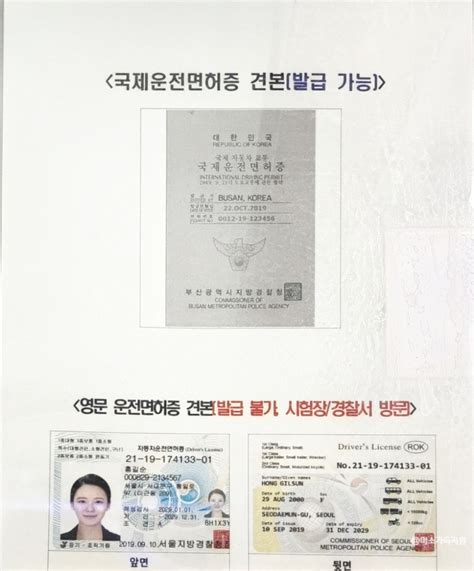 부산 김해공항 국제운전면허증 발급 준비물 방법 네이버 블로그