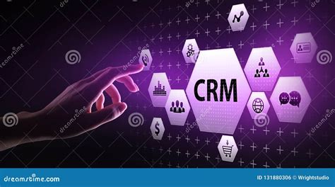 Crm Customer Relationship Management Automation System Software Business And Technology