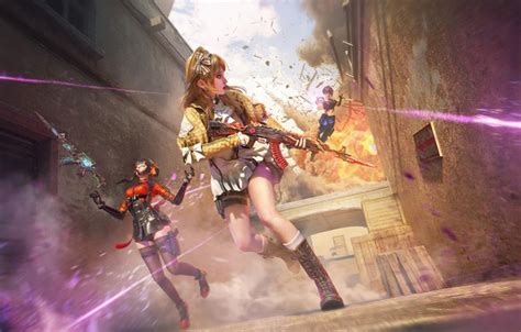 Wallpaper The Game Game Character Panic Shootout Character The