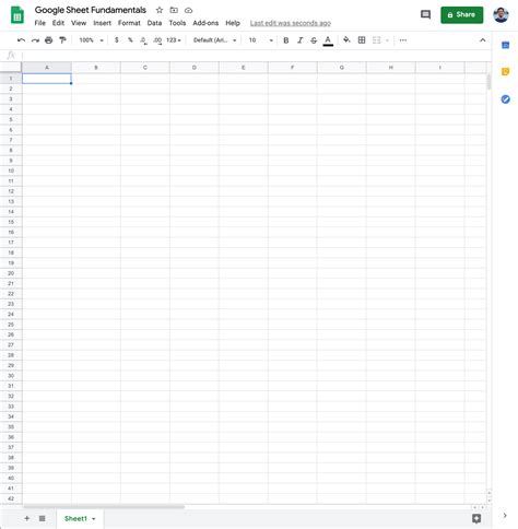 Google Sheets Basics No Code MBA