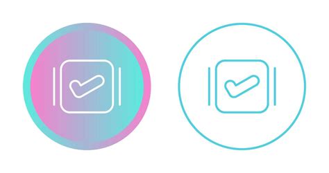 Tick Box Vector Icon 39259513 Vector Art At Vecteezy