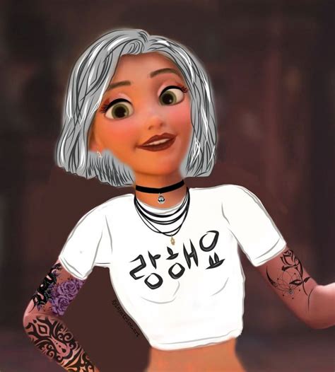 Rapunzel The Rock Star Rockstar Rapunzel Like A Rock