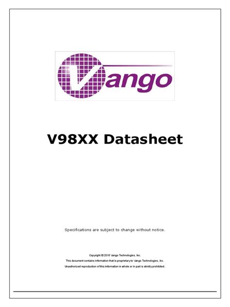 Lampiran Datasheet Ic V98xx Download Free Pdf Ac Power Analog