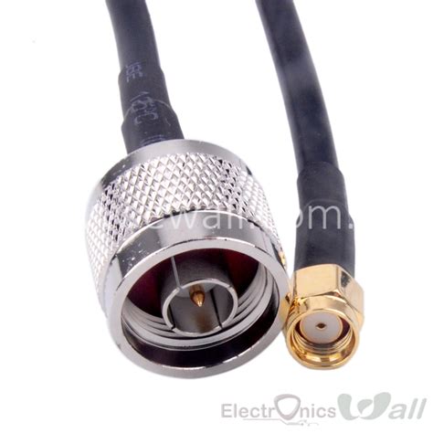 Ewall Rf Wifi Antenna Extension Cable Rp Sma Male To N Type Male