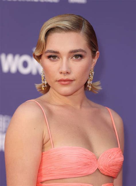 Florence Pugh Wears Pink Tulle Dress To Bifas