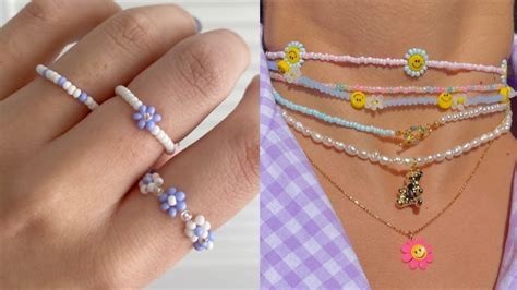 🌸اصنعي اكسسوارات اساور حلقات من الخرز بأقل تكلفة 👌💎اعمال يدوية للبنات