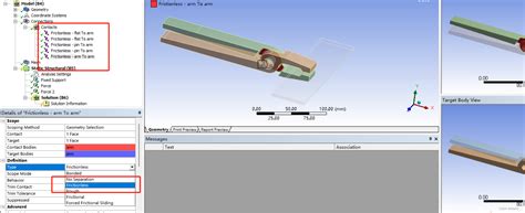 Ansys Workbench 第七课：装配体分析思路讲解和常见接触类型ansys焊接接触设置 Csdn博客