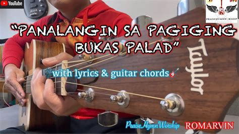 Panalangin Sa Pagiging Bukas Palad For Beginners With Guitar Chords
