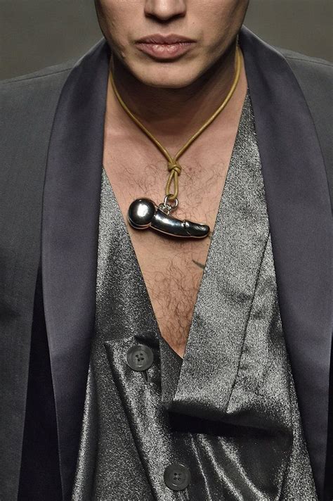 So Many Penises Dangling On This Fashion Week Runway Mens Fashion Week Men Fashion Show