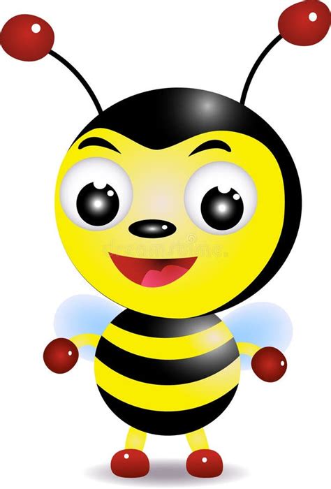 Historieta Linda De La Abeja Stock De Ilustración Ilustración De