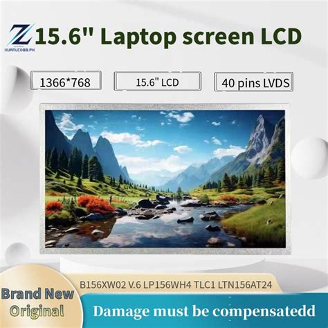 NEW 15 6 Inch Standard 40 Pin LED LCD Laptop Screen B156XW02 V 6
