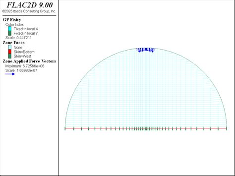 Brazilian Test Flac2d — Itasca Software 90 Documentation