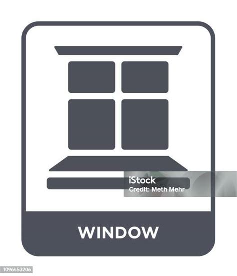 흰색 바탕에 창 아이콘 벡터 창 유행 가득 가구와 가구 컬렉션에서 아이콘 0명에 대한 스톡 벡터 아트 및 기타 이미지 0명