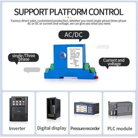 Split Core Hall Current Transmitter Dc 10a 20a 50a 100a 150a Input 0 10v 4 20ma Analog Signal