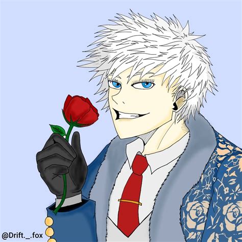 Made Fanart Of Gojo In Lee Chaolans Outfit Tekken 💙💜 Because I Used