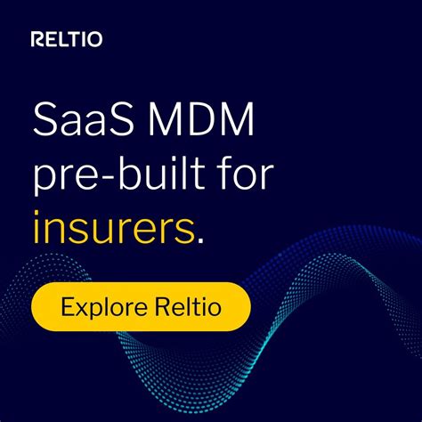 Master Data Management Solution In Insurance Reltio Reltio