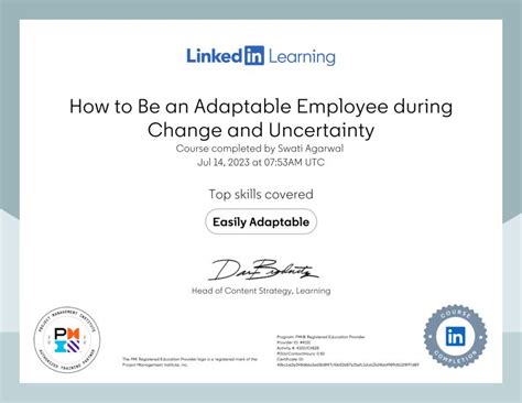 swati agarwal on linkedin certificate of completion