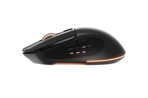Modern Wireless Computer Mouse In A Dark Color Scheme 65332992 Png