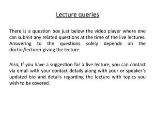 Docmode Lectures PPT