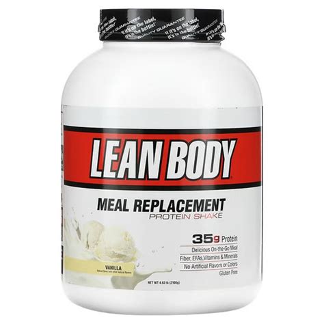Labrada Nutrition Lean Body Meal Replacement Protein Shake Vanilla