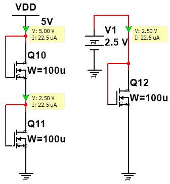 Nmos N MOSFET Gate To Drain Short Circuit Configuration And Vgs