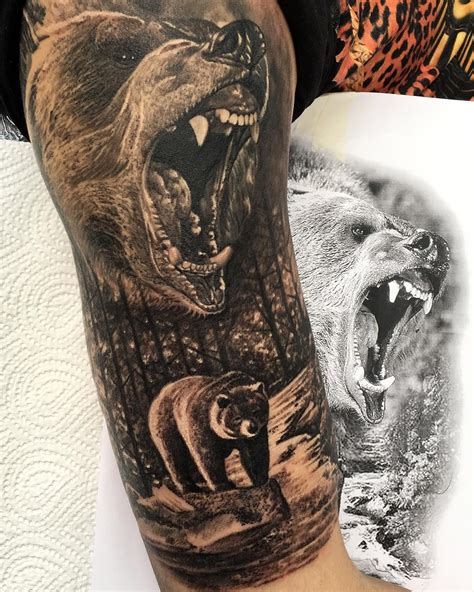 Instagram Photo By Cigla • Jul 15 2016 At 311pm Utc Bear Tattoos