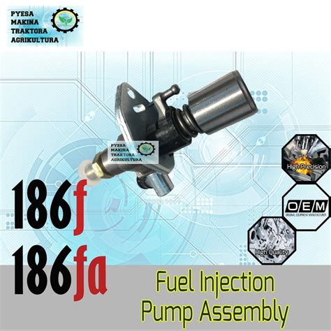 Fuel Injection Pump Assembly Assy 186 186f 186fa 188f Air Cooled Diesel