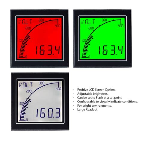 Panel Meters Voltmeter Ac Dc Voltage Meter Programmable Trumeter Apm