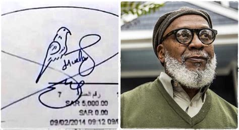 This Is A Drawing Man Signs Complex Signature That Has Bird Photo
