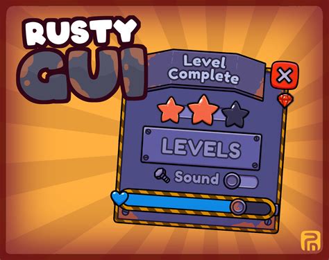 Rusty Gui Bundle User Interface By Penzilla