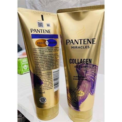 Jual PANTENE CONDITIONER MIRACLES COLLAGEN REPAIR FOR DAMAGE CARE 150ML ORIGINAL TERMURAH