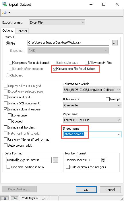 Toad for Oracle 여러 테이블의 데이터를 한번에 Export 받는 방법 토드 활용 TIP 토드 커뮤니티 Toad Community